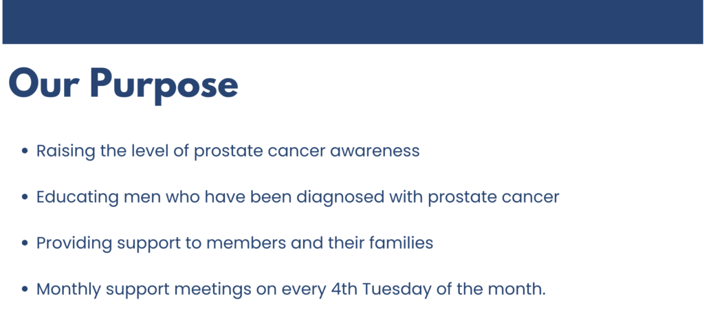 Home - Prostate Cancer Support Group Waterloo-Wellington